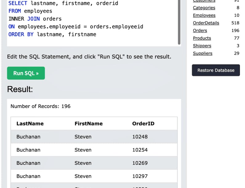 Sql A Practical Introduction For Querying Databases Coursera